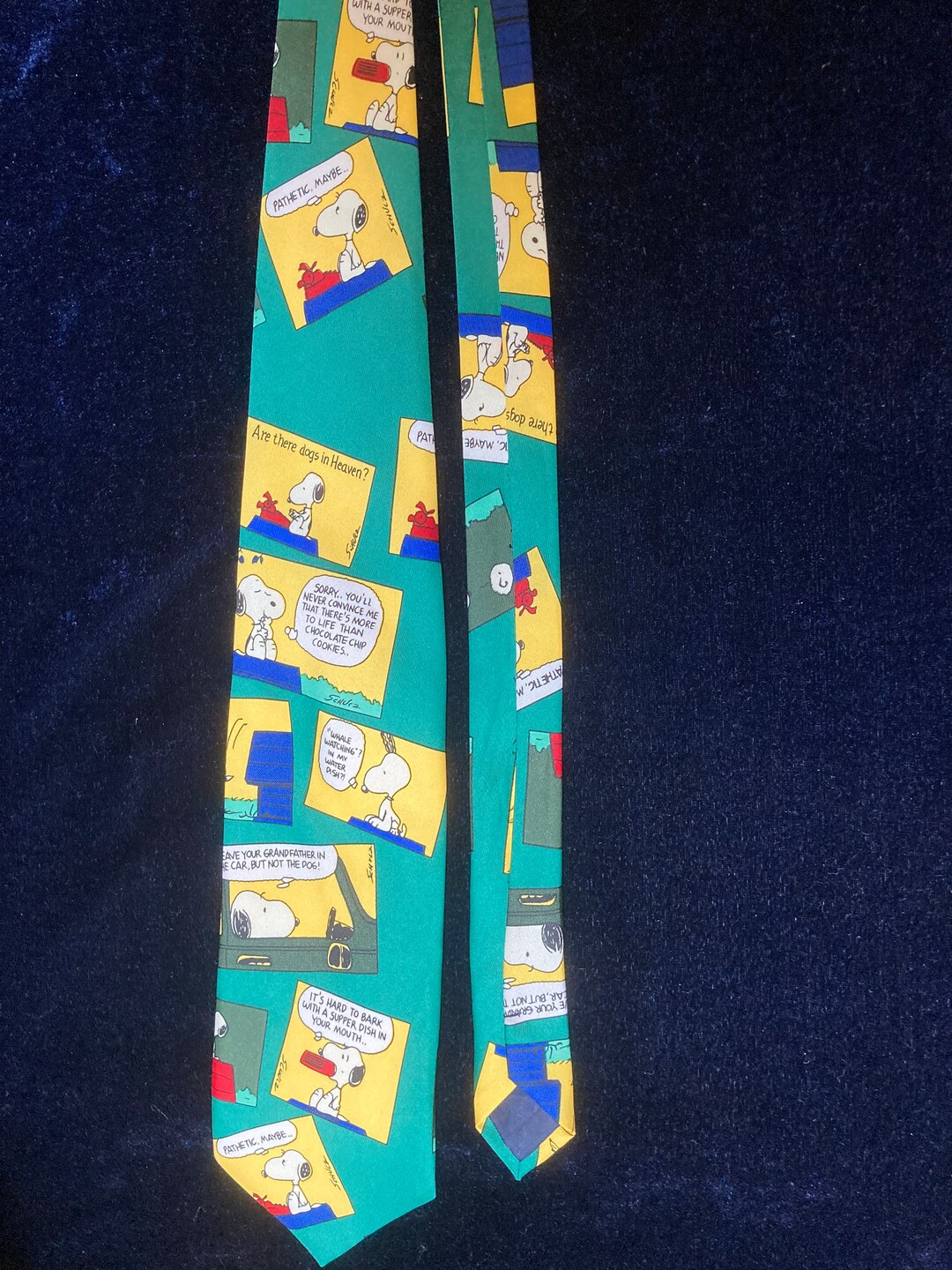 Vintage Snoopy Necktie. Super Cute and Beautiful Vintage Tie With Cute ...