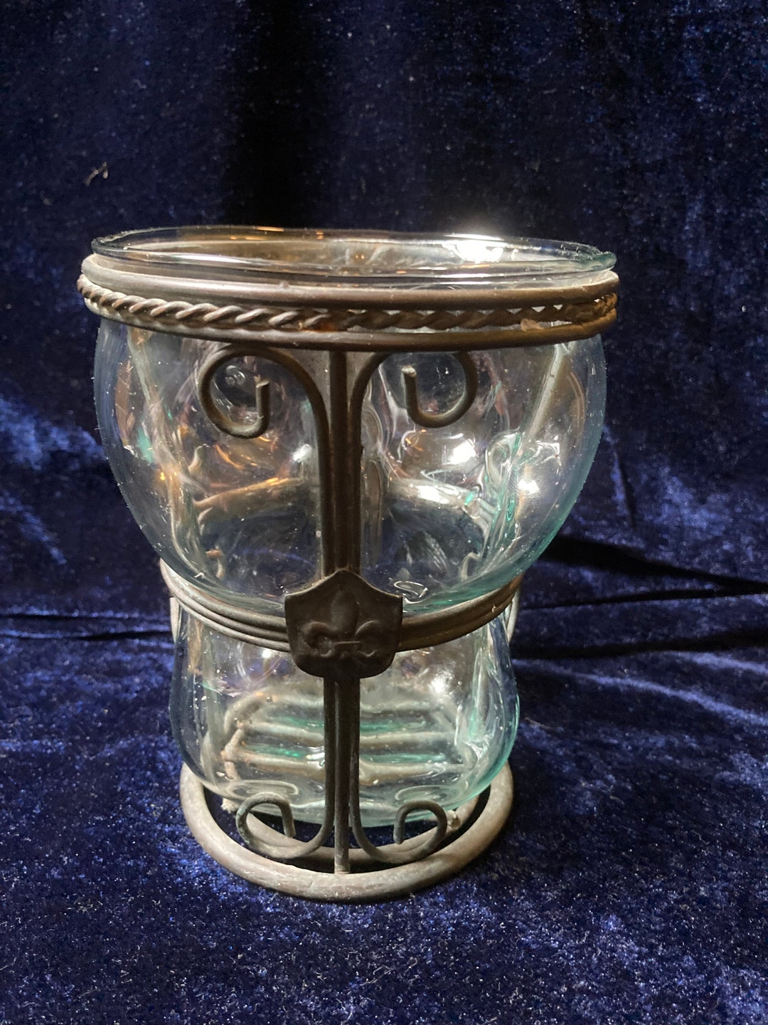 Vintage Blown Bubble Glass Jar From France presumed Origin - Etsy