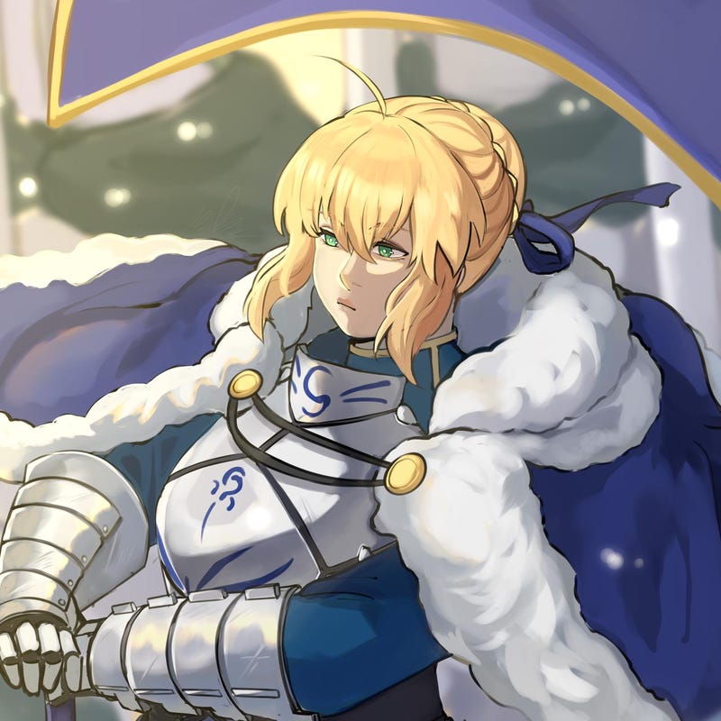 Saber Anime Figure - Etsy UK