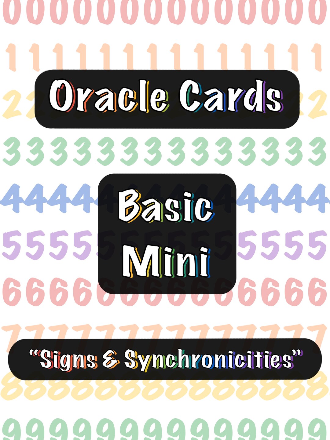 Printable Basic Mini Oracle Cards signs and Synchronicities Print From ...
