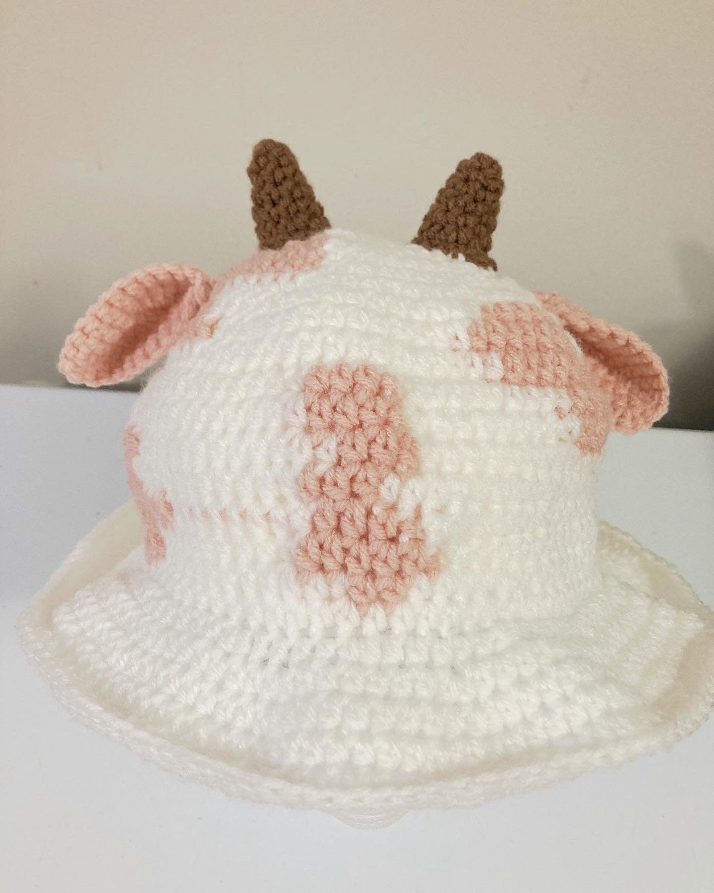 Crochet Cow Bucket Hat - Etsy