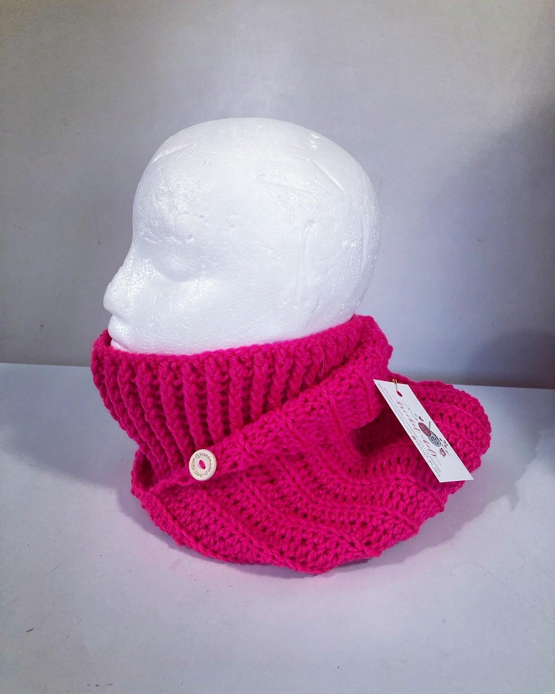 Crochet Hooded Neck Cowl - Etsy
