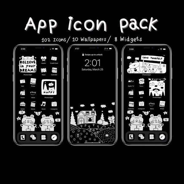 Cute App Icons - Etsy