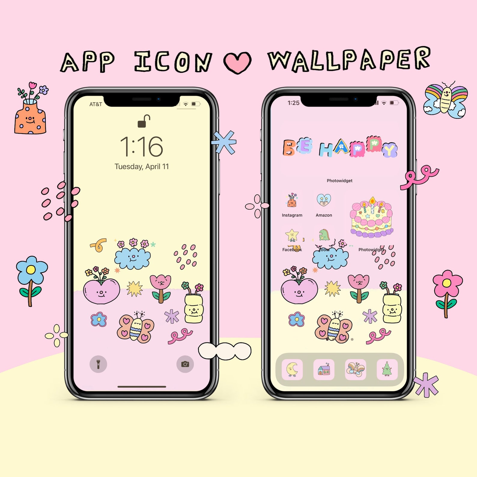 56 Cherry Blossom Sakura App Icon Pack,cute Icon,cute Widgets,kawaii ...