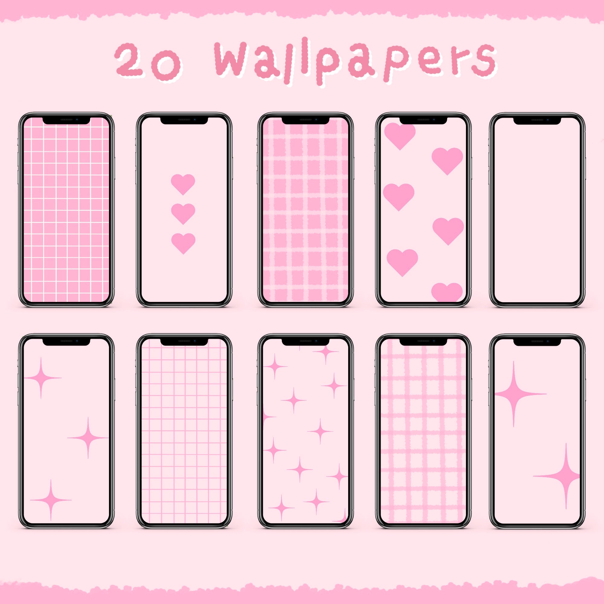 130 Pink App Icon Pack,cute Icon,cute Widgets,kawaii App Icon,pastel ...