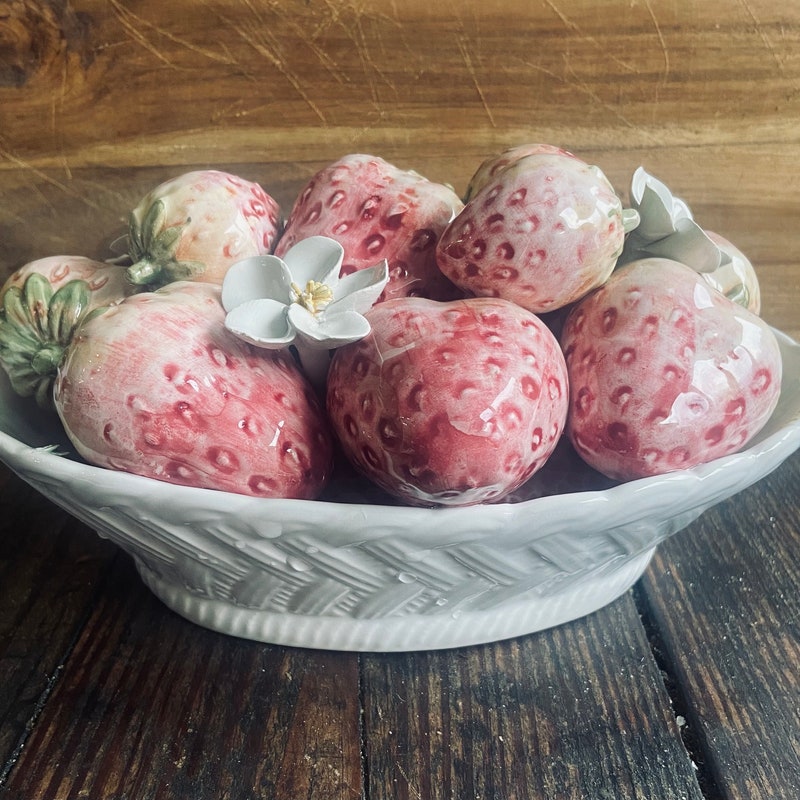 Ceramic Strawberry - Etsy