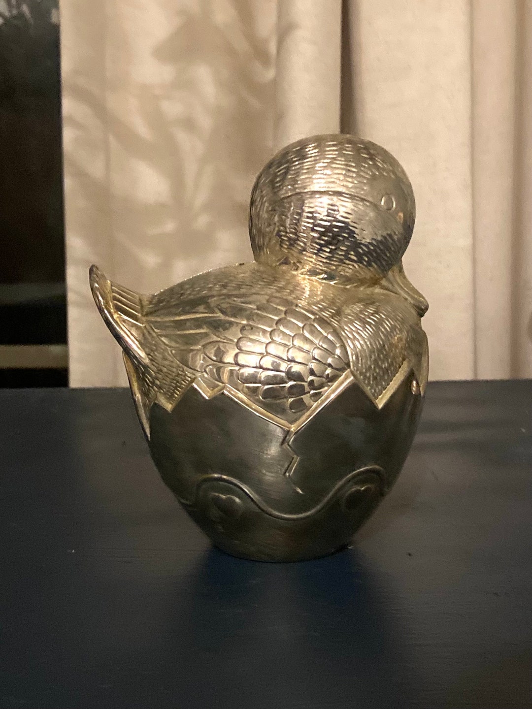 Silver Plate Duck Bank - Etsy
