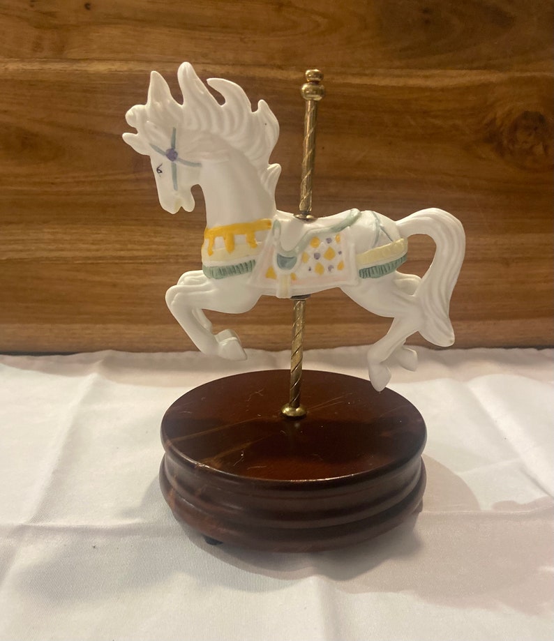 Musical Carousel Horse - Etsy