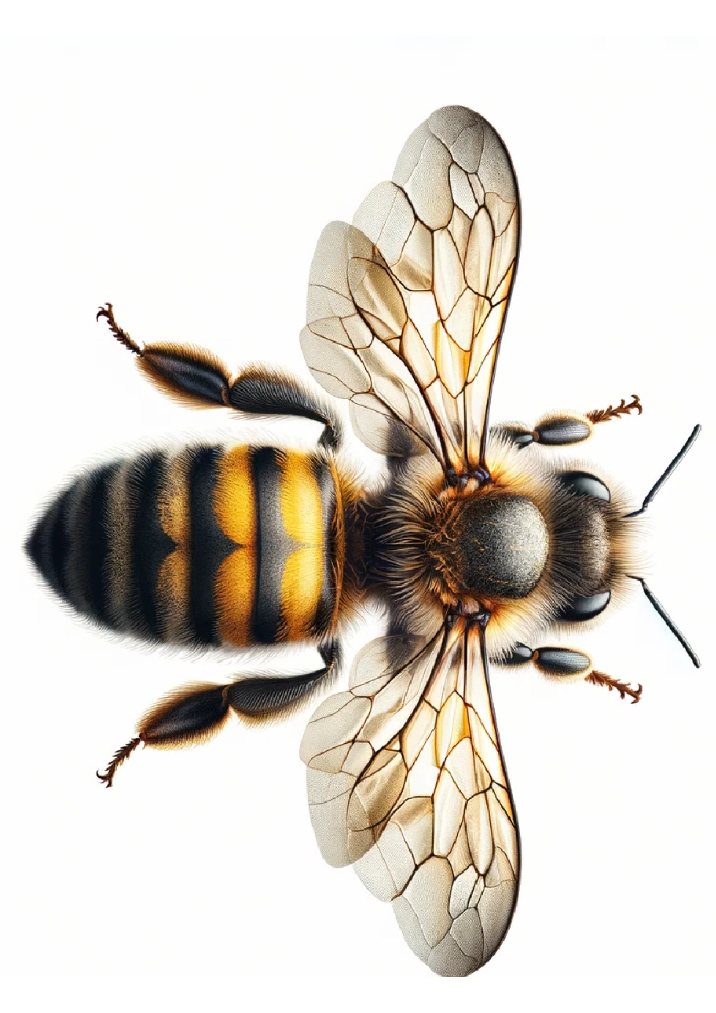 Bee Rice Paper for Decoupage: A4 Craft Sheet - Etsy