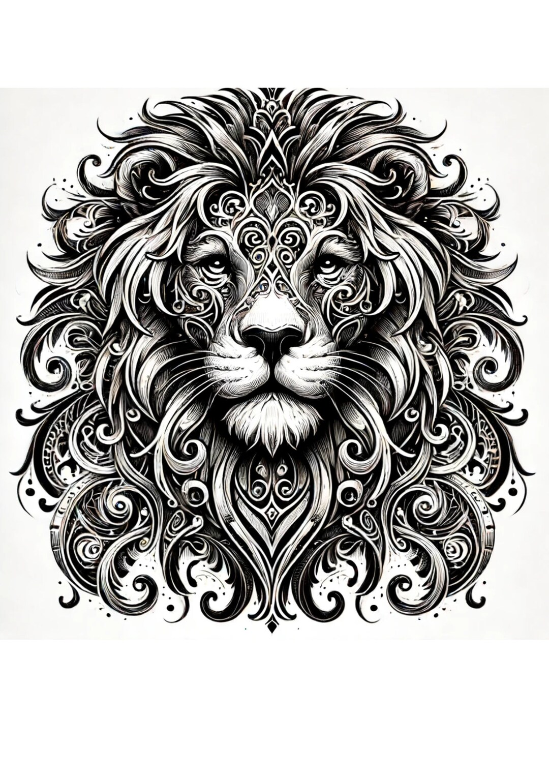 Gothic Lion Rice Paper for Decoupage Craft Scrapbooking Collage Mixed ...