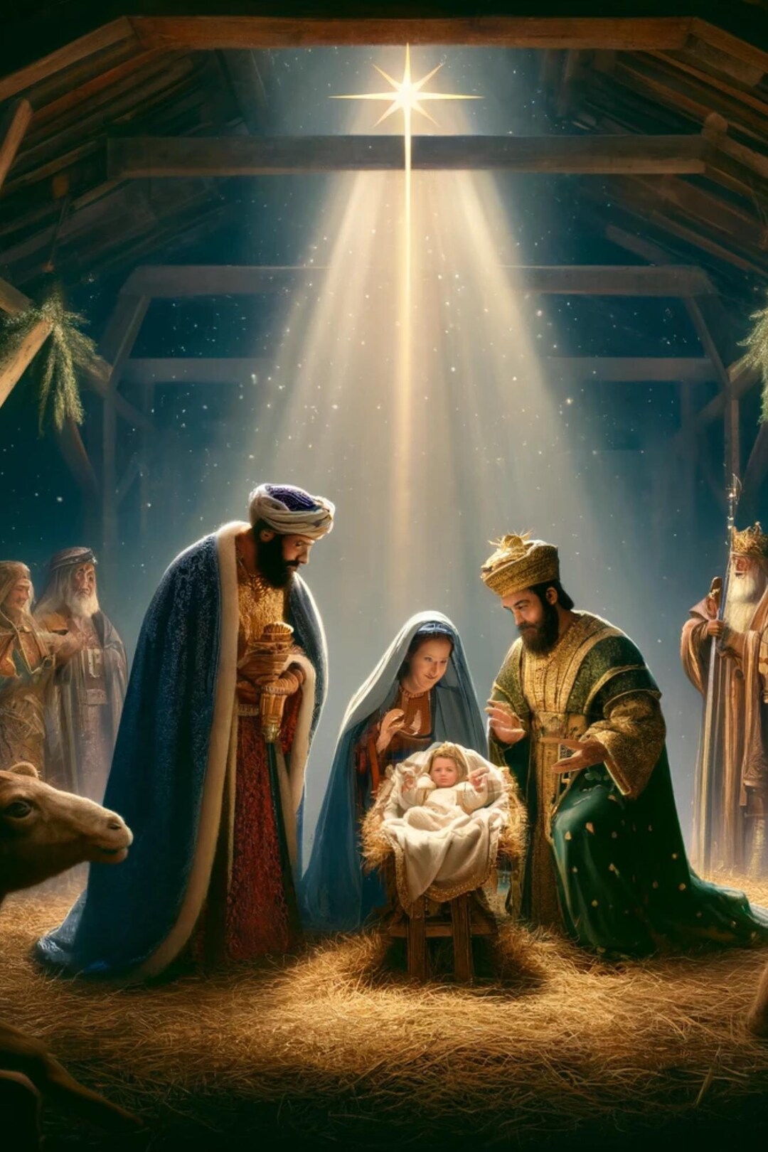Jesus Birth Rice Paper for Decoupage: Religious Art (A4) - Etsy