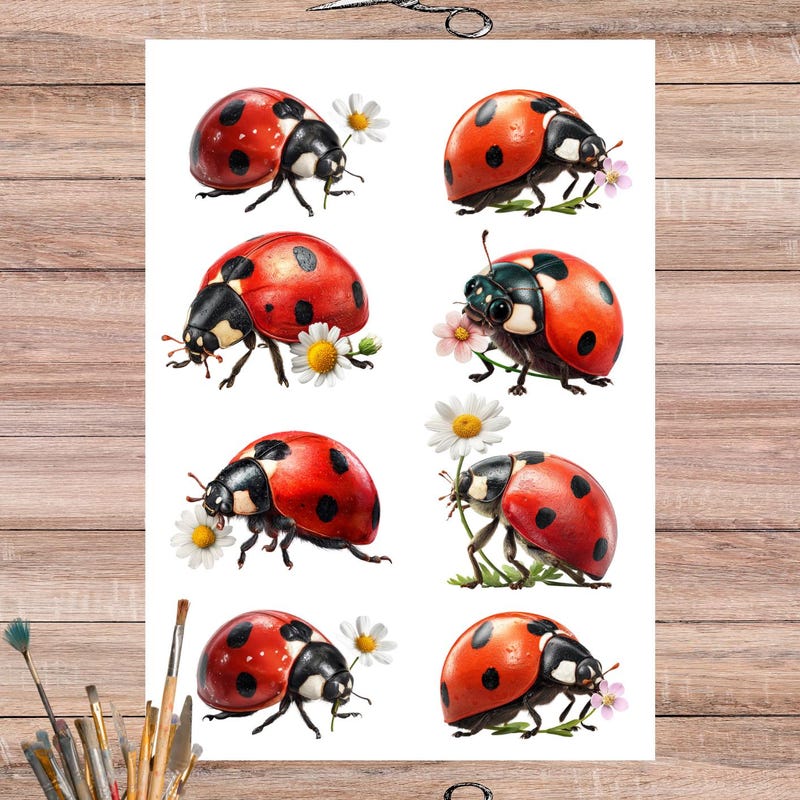 Decoupage Paper Bugs - Etsy UK