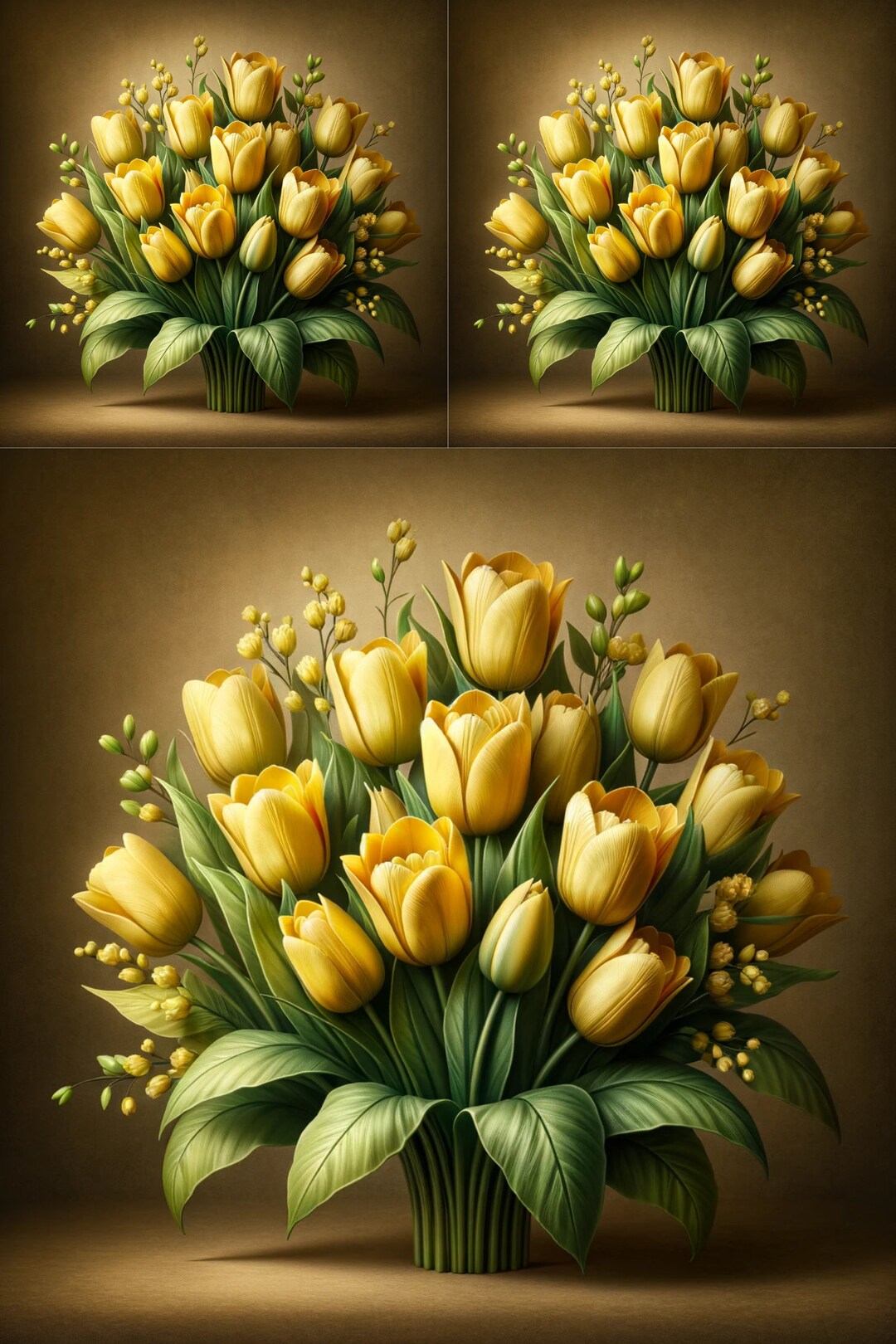 Yellow Tulips Rice Paper: A4 Decoupage, Scrapbooking, Collage - Etsy