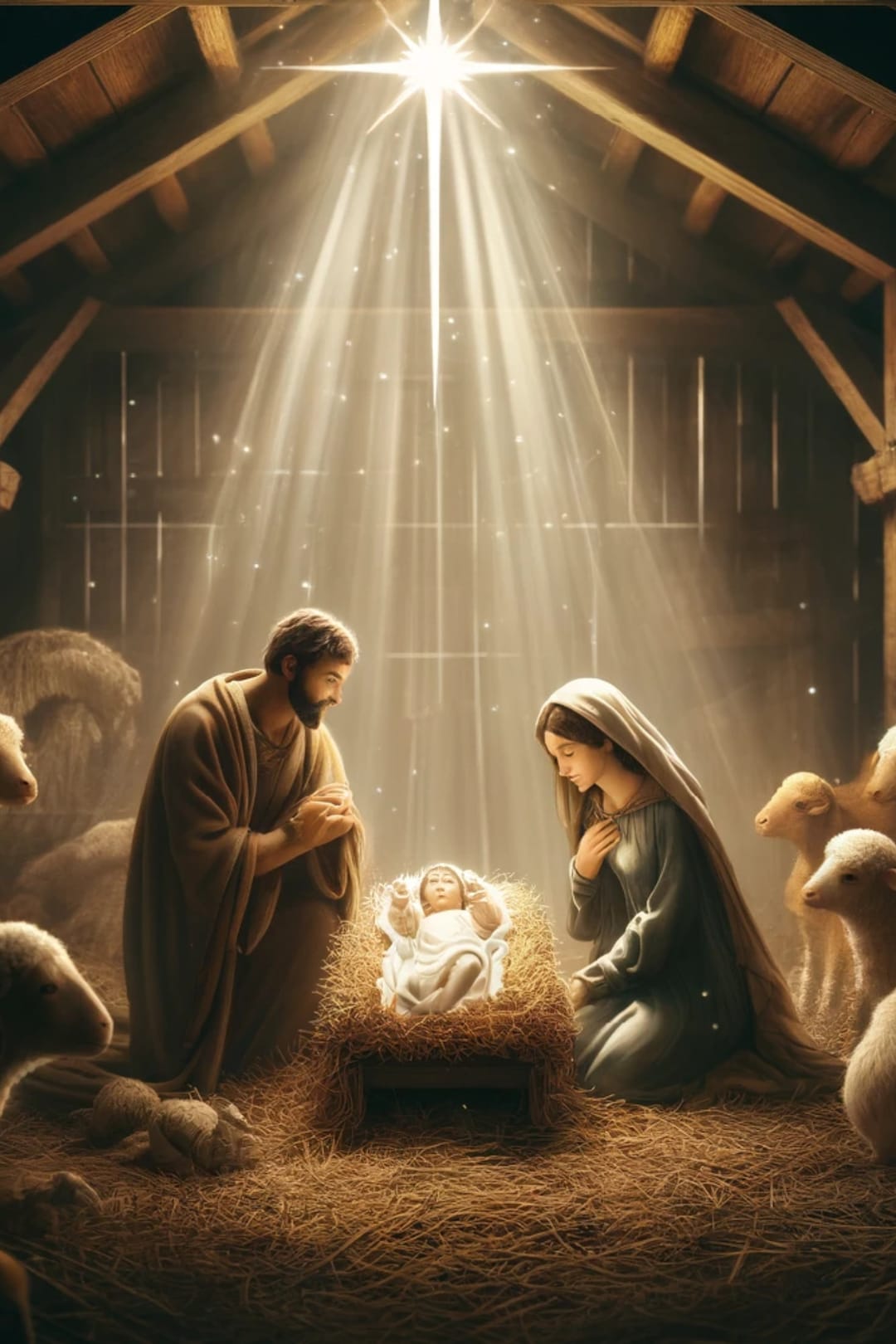 Jesus Born Rice Paper: Christmas Decoupage, Scrapbooking (A4) - Etsy
