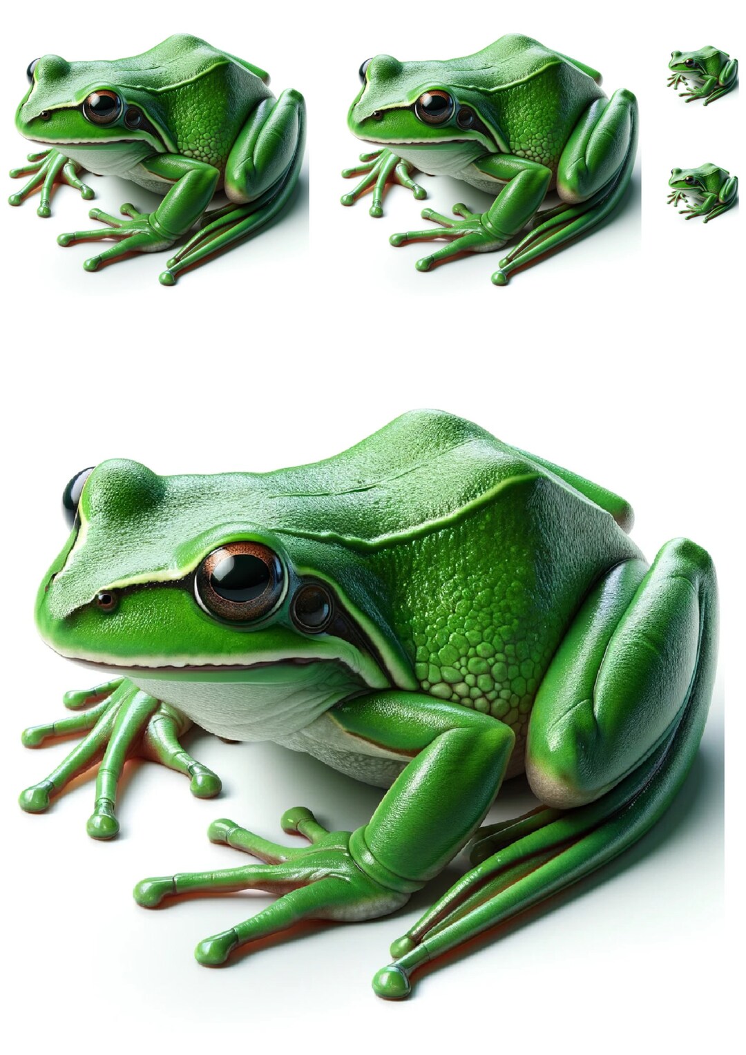 Frog Rice Paper - Decoupage, Scrapbooking, Collage (A4) - Etsy