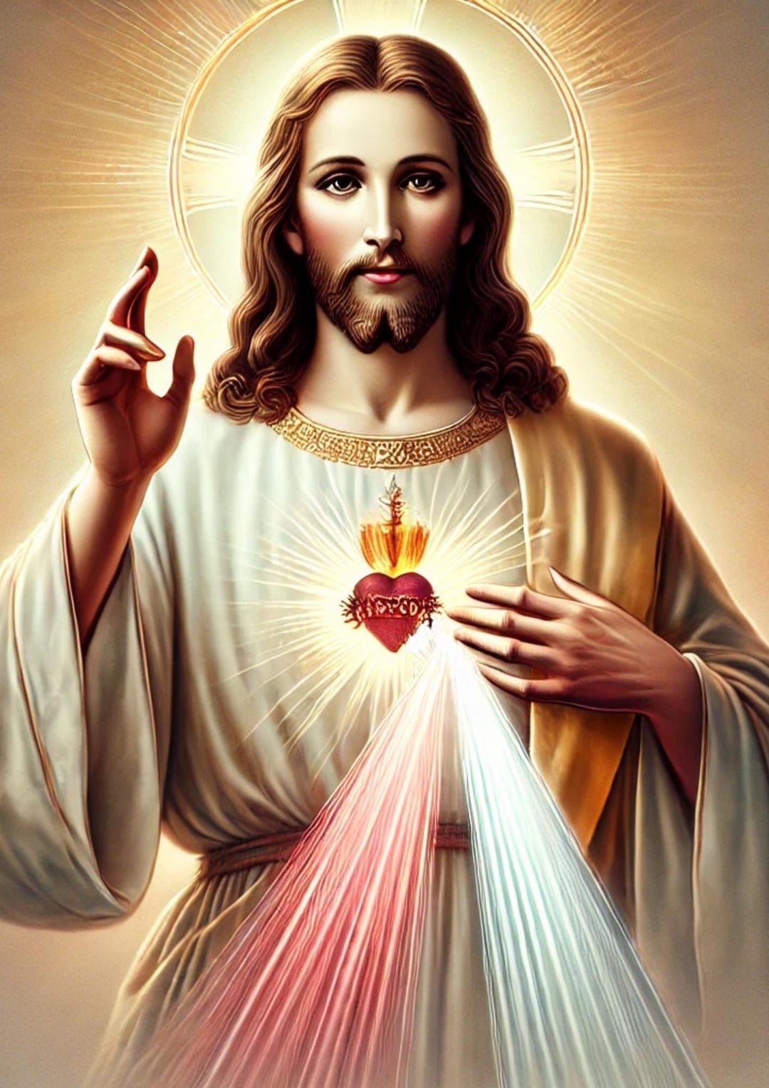 Divine Mercy Jesus Rice Paper: Catholic Decoupage Sheet (A4) - Etsy