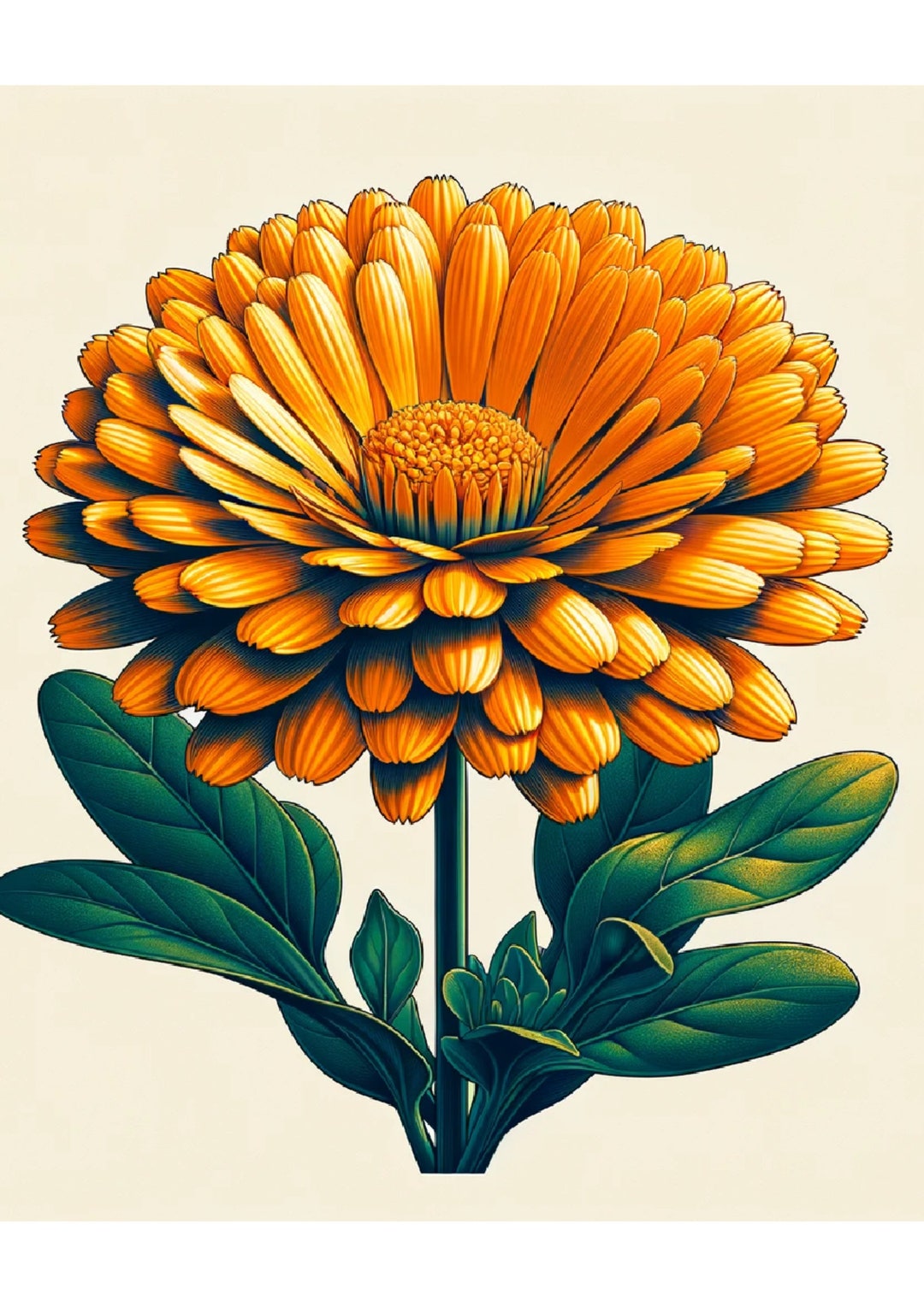 Marigold Flower Rice Paper for Decoupage Crafts Scrapbooking Collage ...
