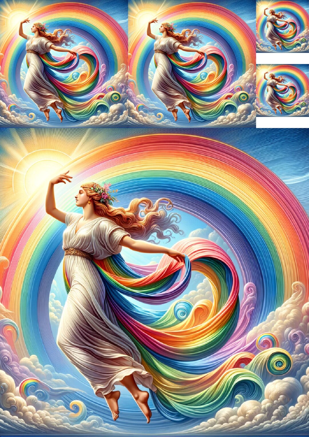 IRIS Rice Paper for Decoupage Craft Scrapbooking Collage Mixed Media ...