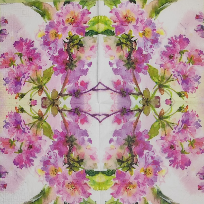 4 Individual Lunch Paper Napkins for Decoupage Craft Collage Journal ...