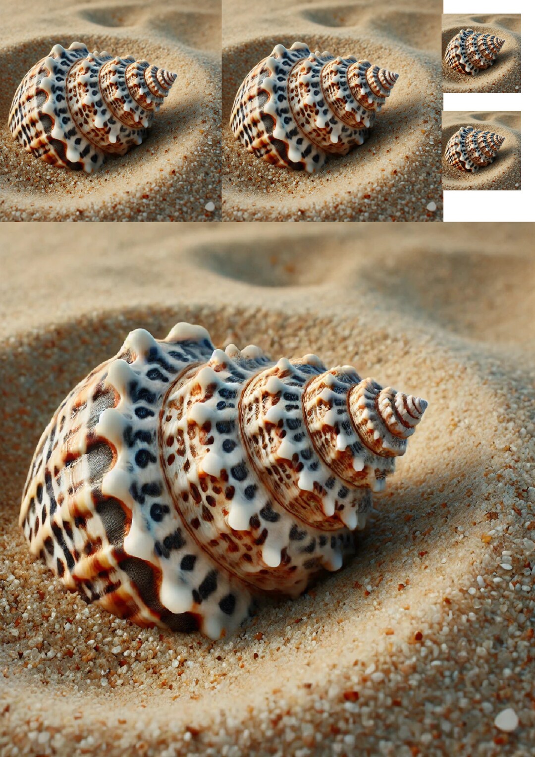 Seashell Collage Rice Paper: A4 Decoupage Sheet - Etsy