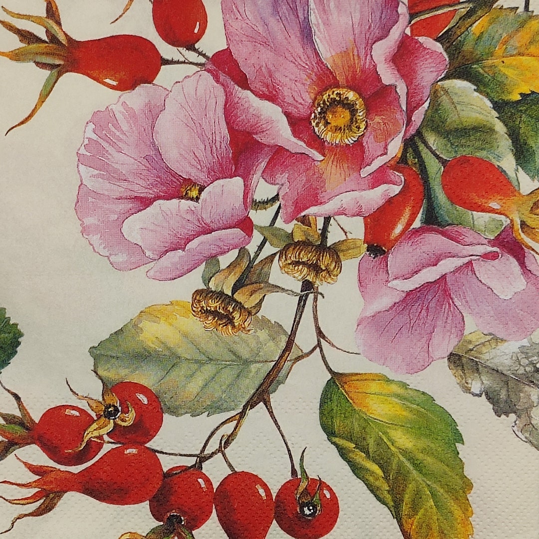 Only 1 Single Paper Napkin for Decoupage Craft Collage Journal Crafting ...