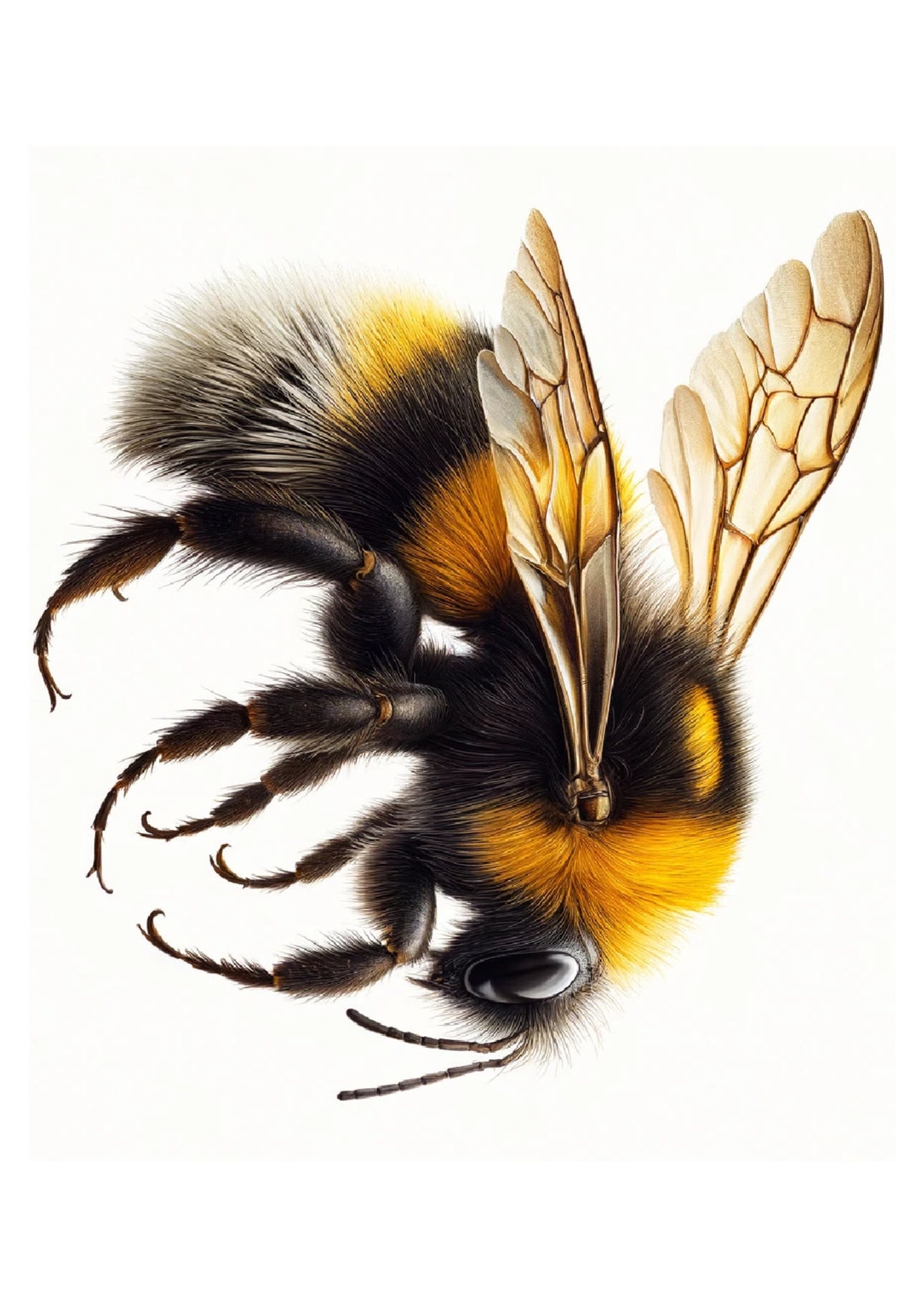 Bumblebee Rice Paper: A4 Decoupage Paper, Scrapbooking Collage - Etsy