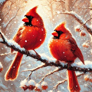 Red Cardinal Rice Paper for Decoupage, Scrapbooking (A4) - Etsy