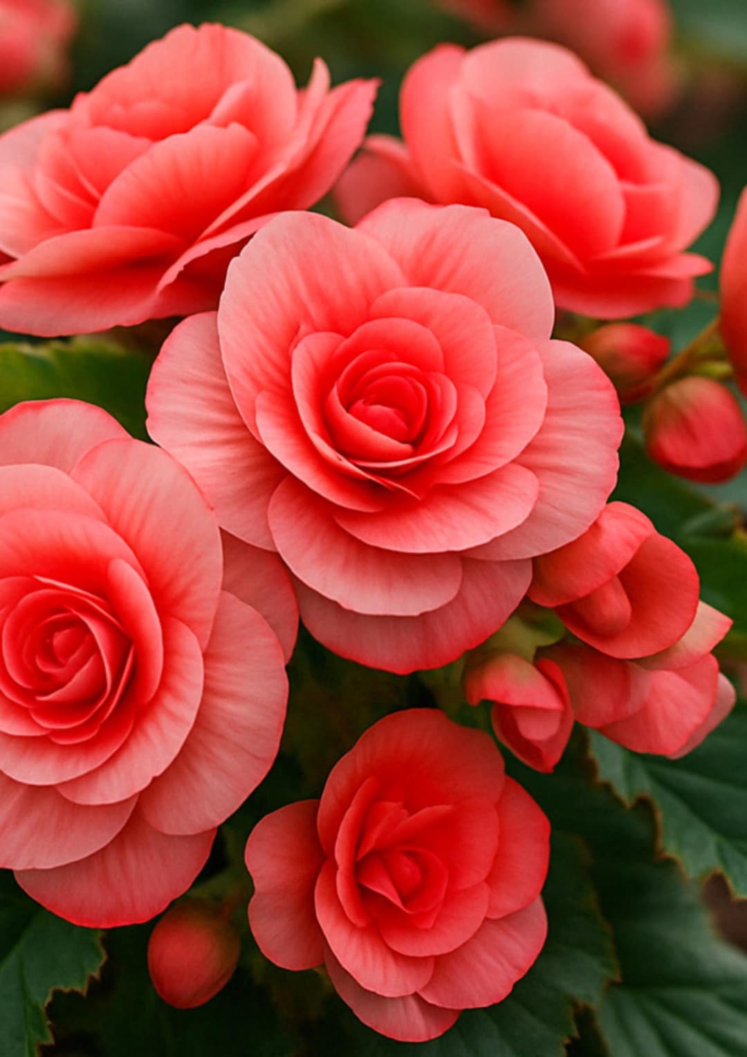 Vintage Begonia Floral Print: Soft Pink Rice Paper (A4) - Etsy