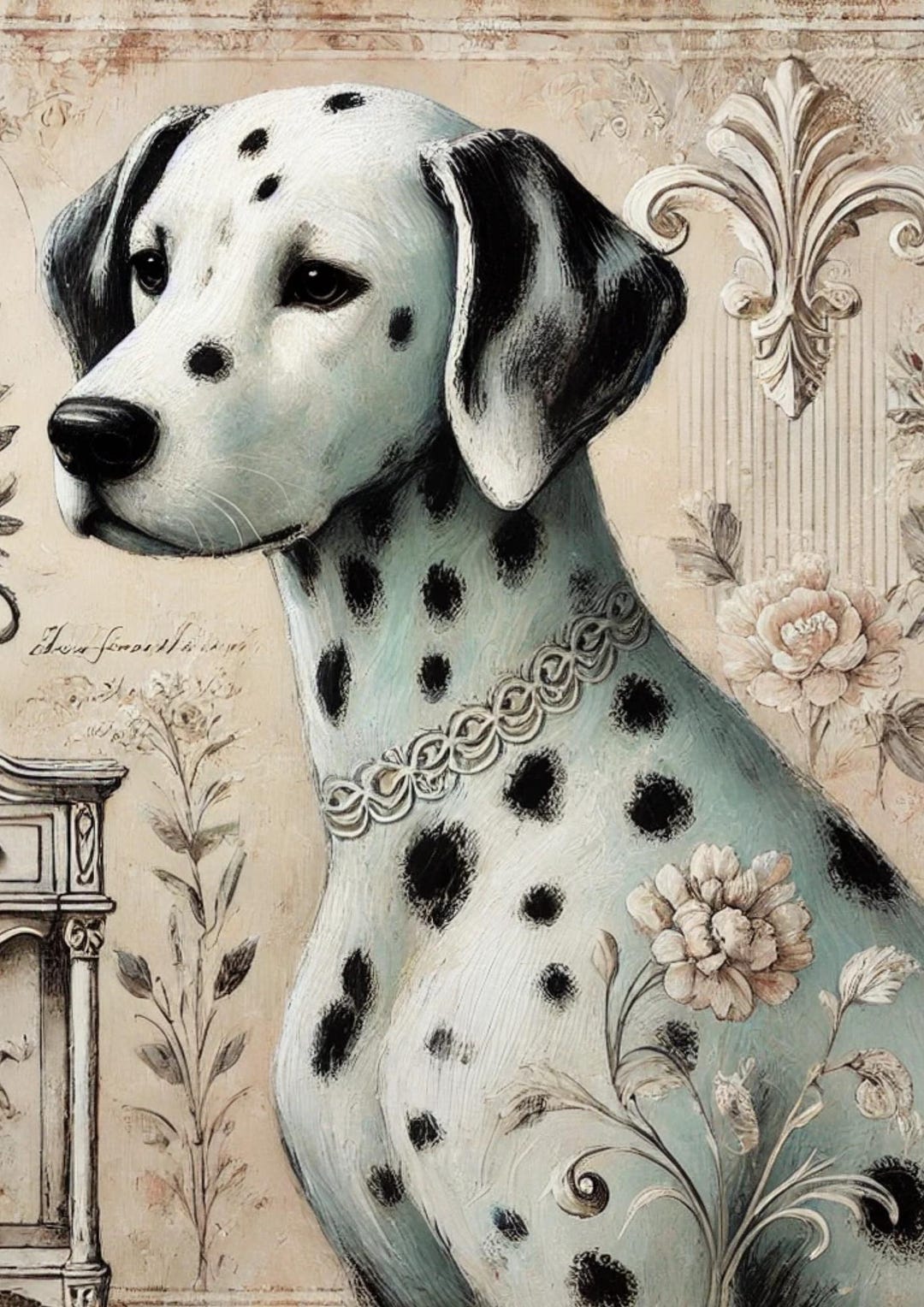 Dalmatian Dog, Decoupage Paper, Rice Paper for Crafting, 1 A4 Single ...