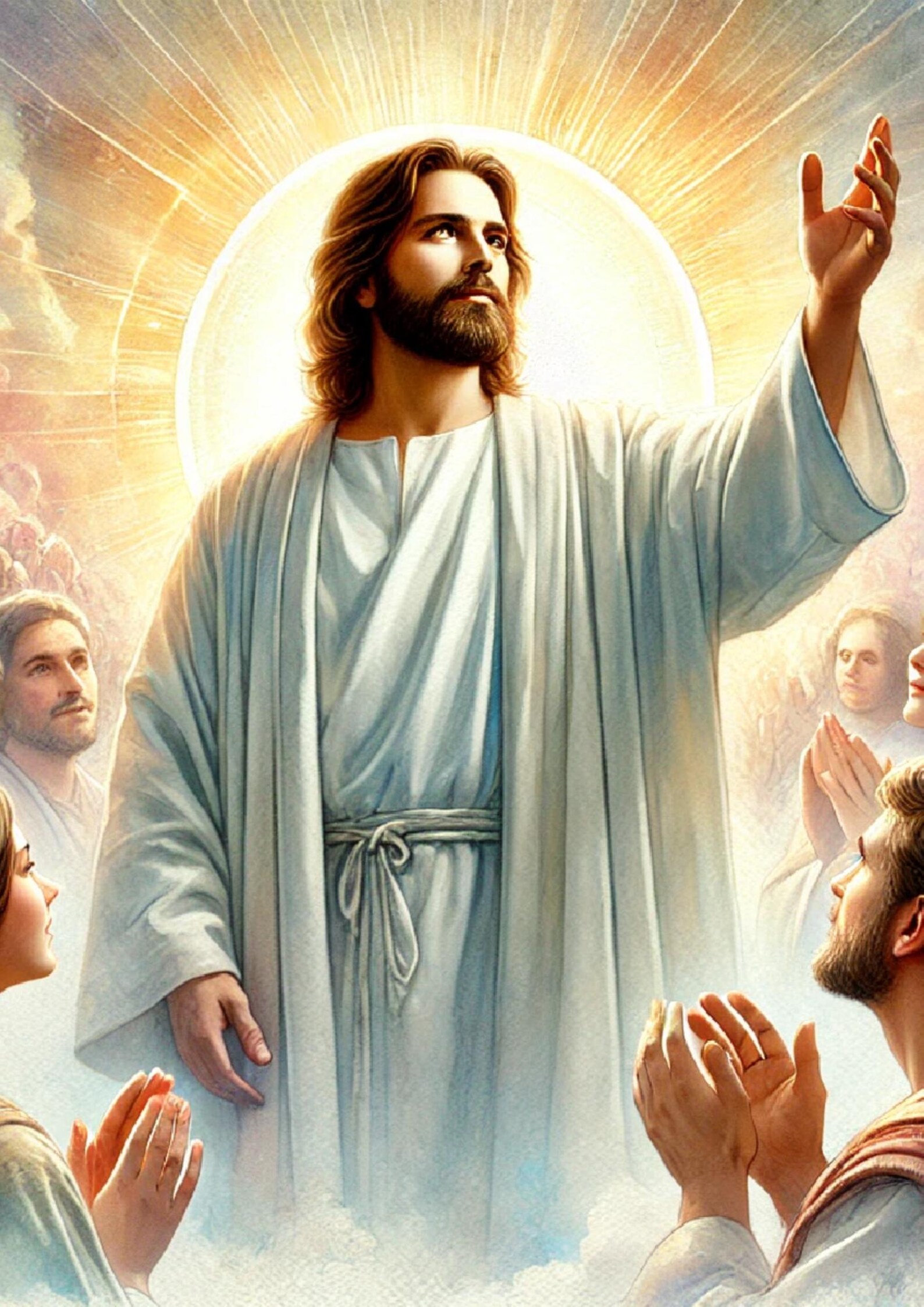 Resurrected Jesus Rice Paper: Easter Decoupage, Scrapbooking (A4) - Etsy