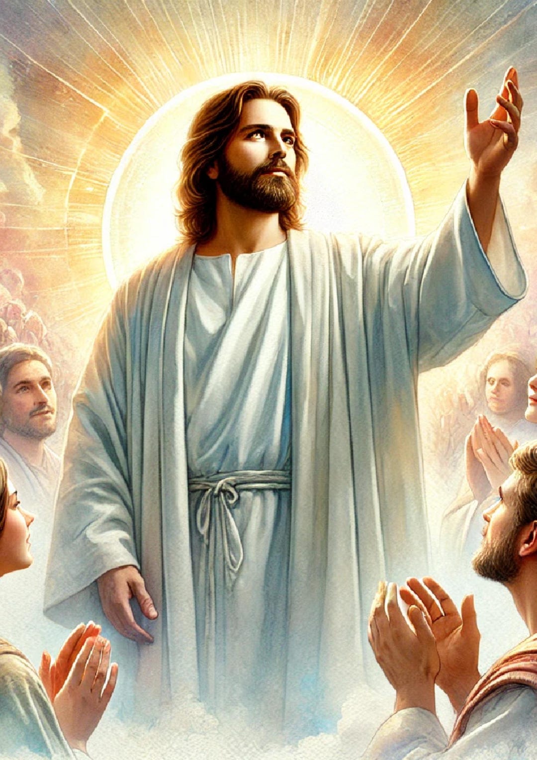 Resurrected Jesus Rice Paper, Easter Resurrection Paper, Religious ...