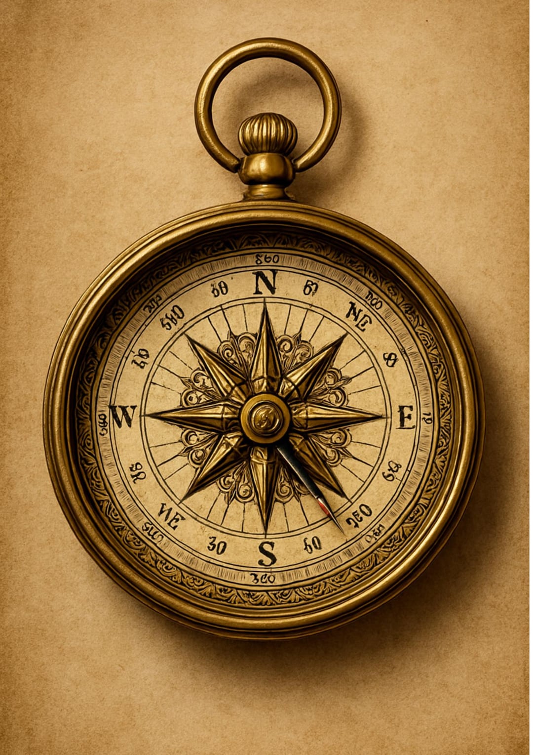 Premium Rice Paper for Decoupage, Vintage Compass Design, Vintage Inspired Navigation, Retro ...