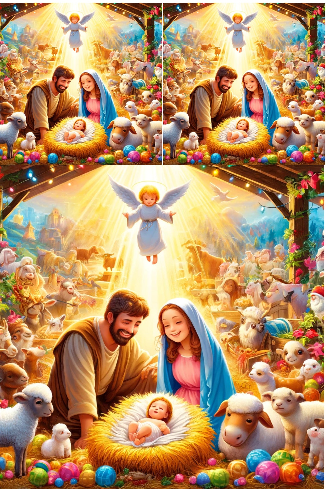 Jesus Born - Rice Paper for Decoupage Crafts Scrapbooking Junk Journal ...