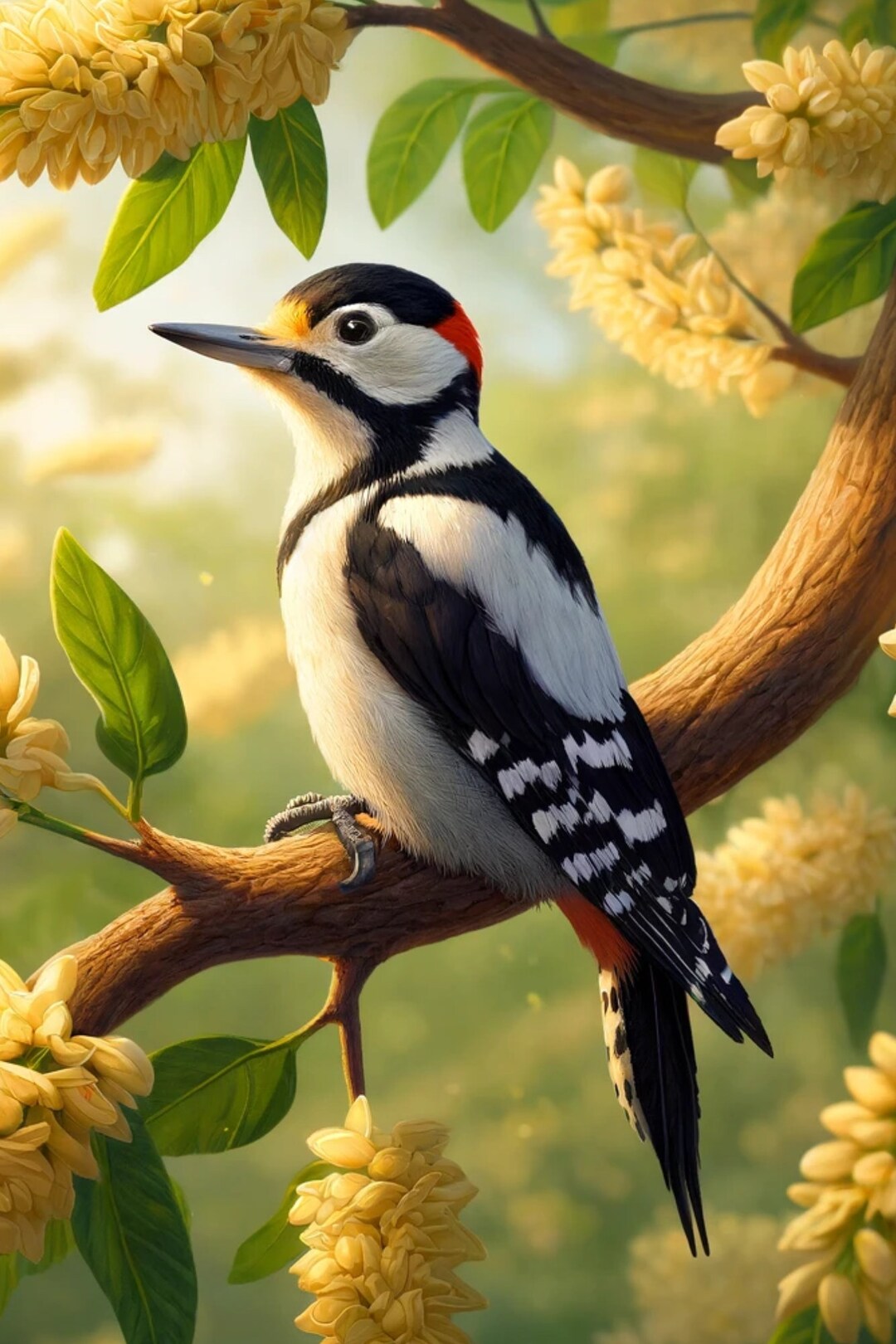 Woodpecker Rice Paper: A4 Mulberry Paper for Decoupage - Etsy