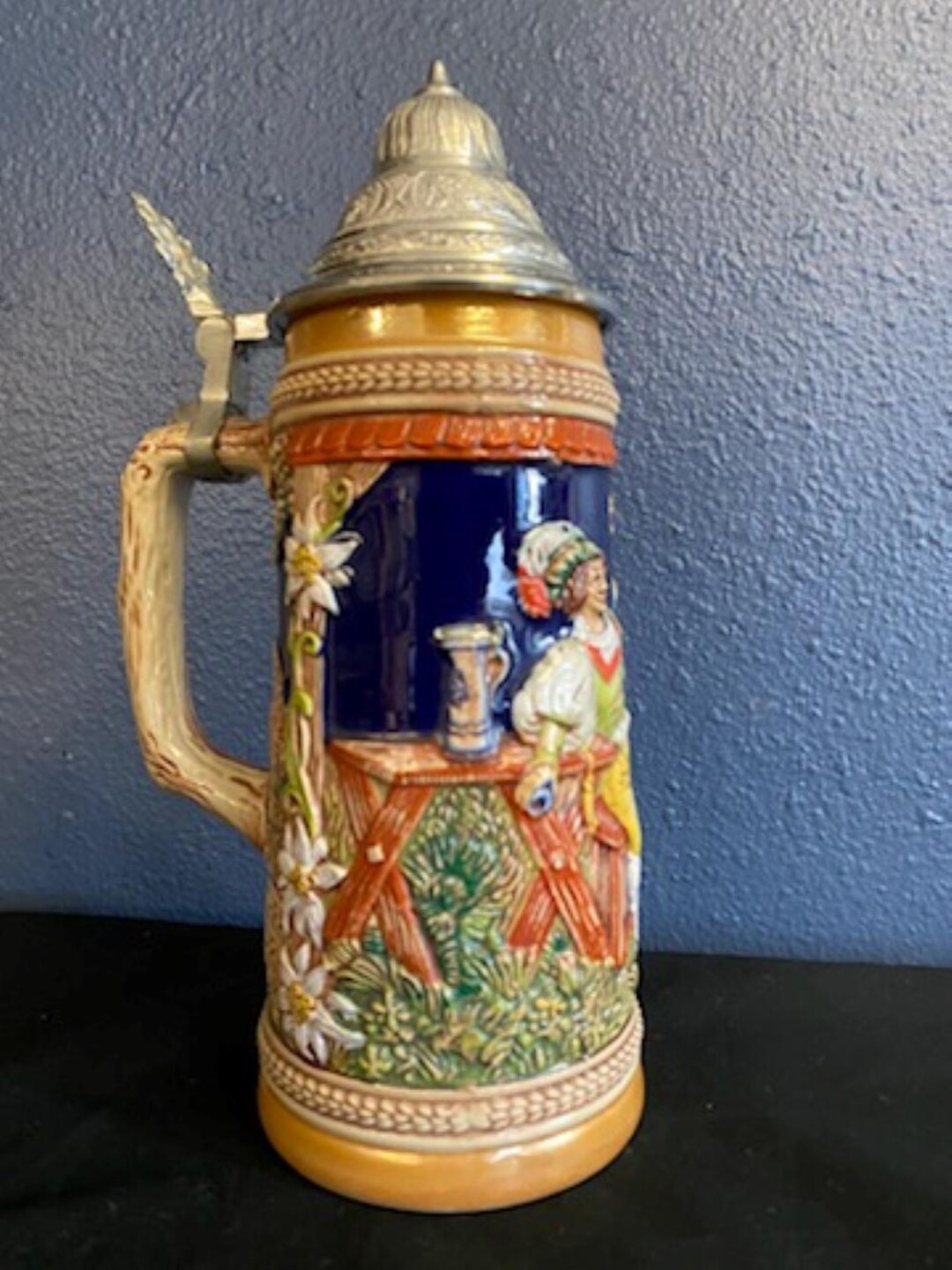 Vintage 1980s Original GERZ West Germany Beer Stein - Authentic Stamped ...