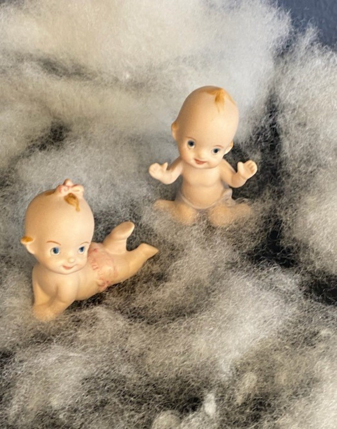 Vintage 1950s/1960s Absolutely Adorable Porcelain Baby Figurines 2 Ct ...