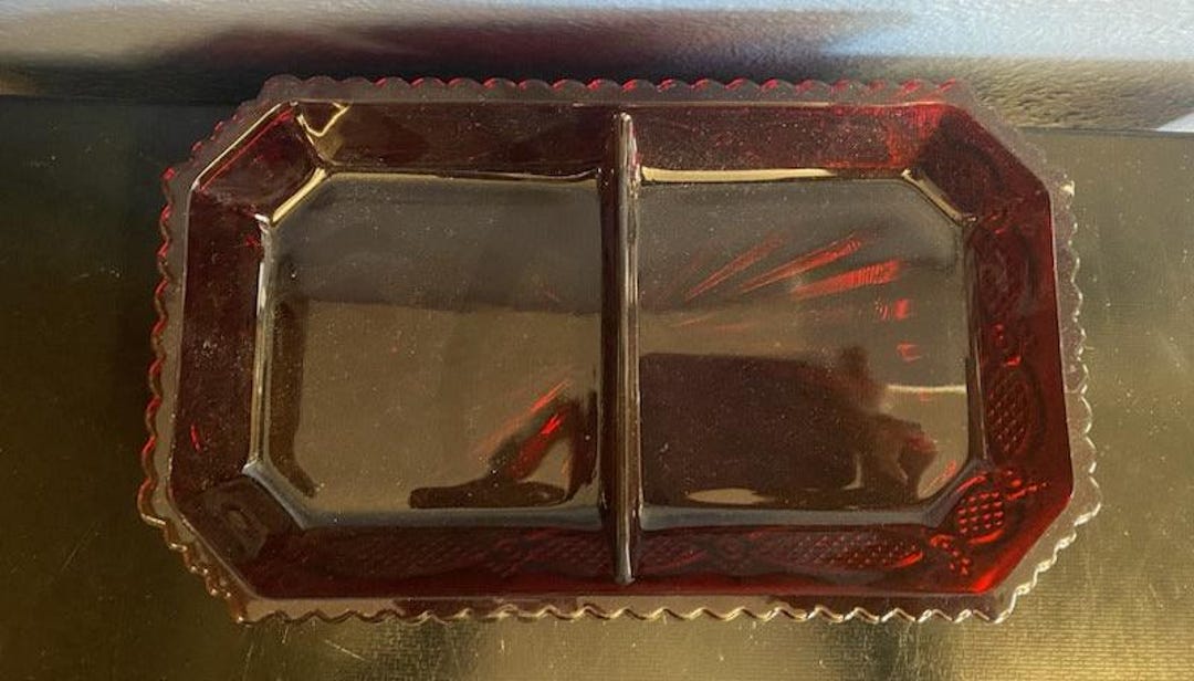 Vintage 1970s Avon Cape Cod Collection-divided Serving Tray./platter ...