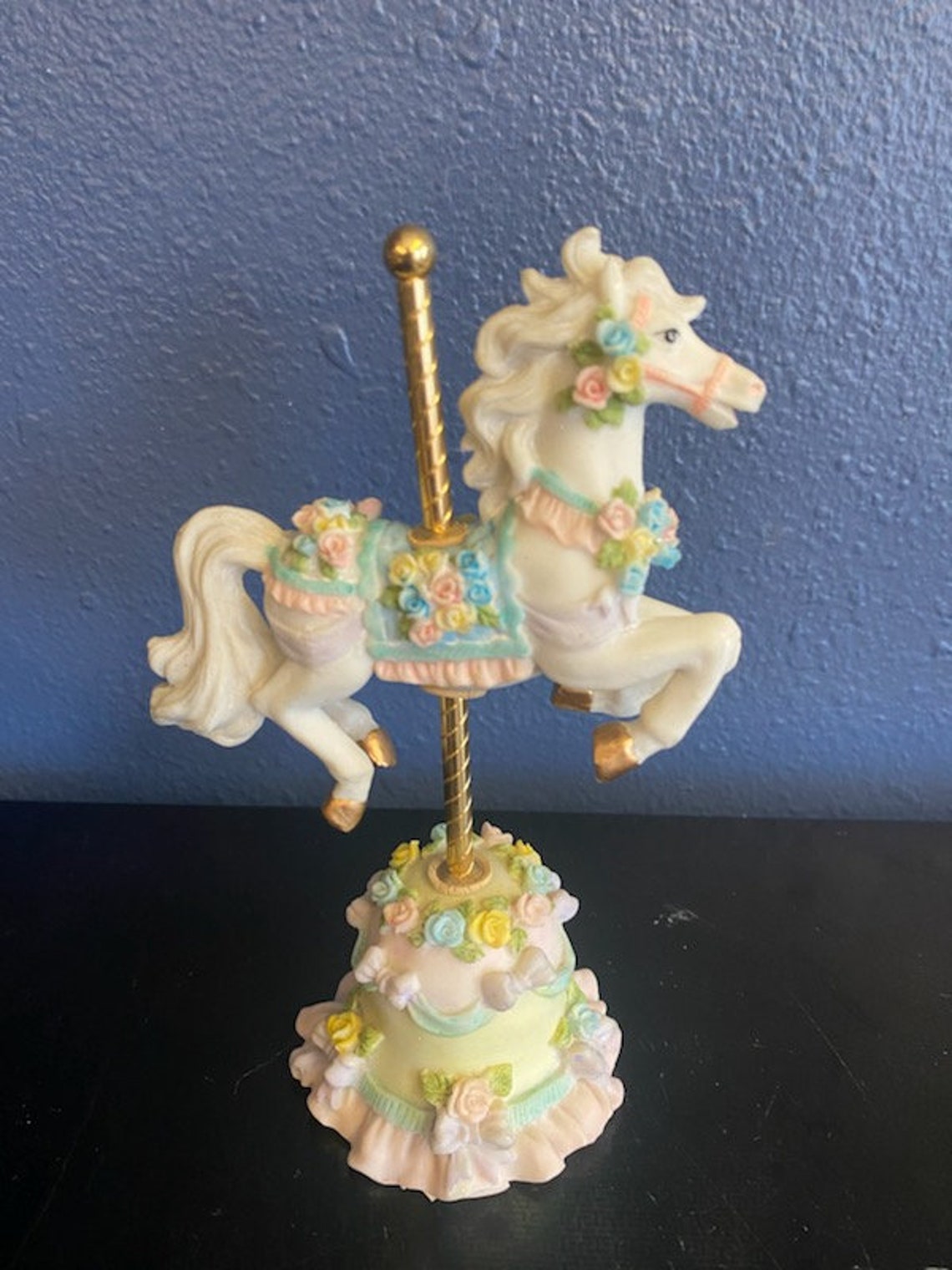 Vintage 1980s Beautiful Horse Carousel Bell Limited Edition-collector's ...