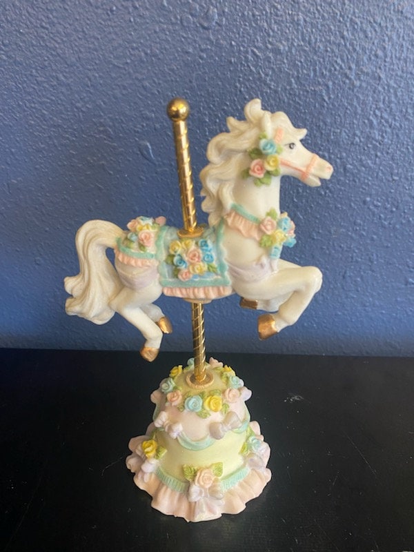 Vintage 1980s Beautiful Horse Carousel Bell Limited Edition-collector's ...