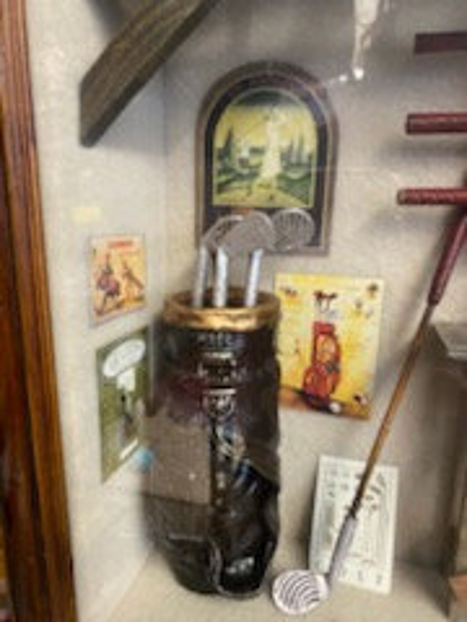 Vintage History of Golf Framed Shadow Box Diorama-wall Hanging-home ...