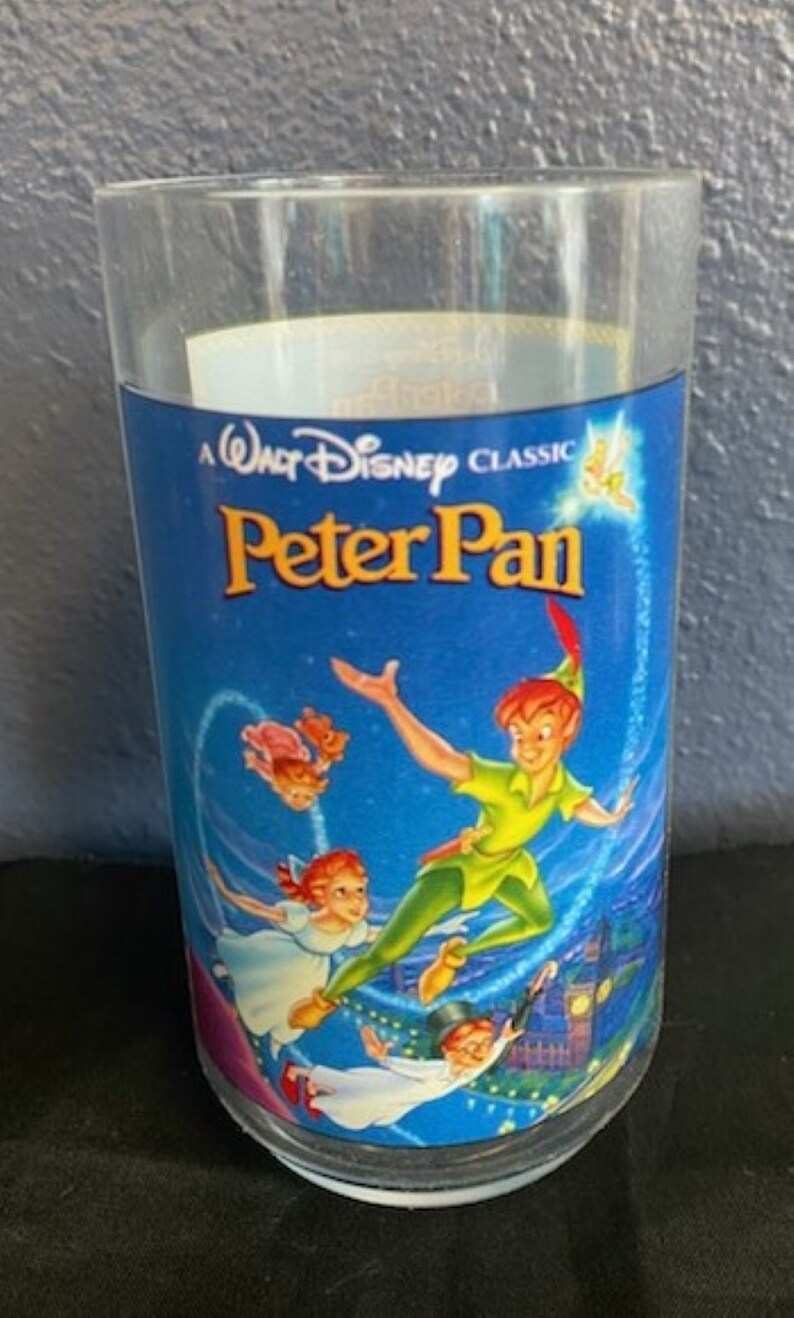 Vintage 1994 Walt Disney/burger King - Peter Pan - Collectible Glass - Etsy