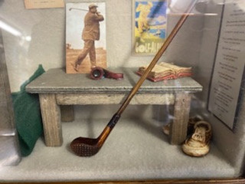 Vintage History of Golf Framed Shadow Box Diorama-wall Hanging-home ...