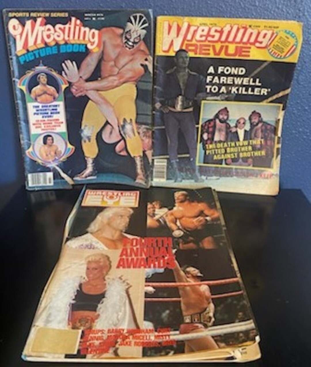 Vintage Wrestling Magazines -1970s & 1980s - See Description - Etsy