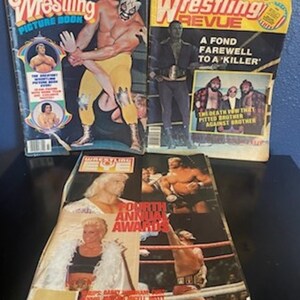 Vintage Wrestling Magazines 1970s & 1980s See Description - Etsy