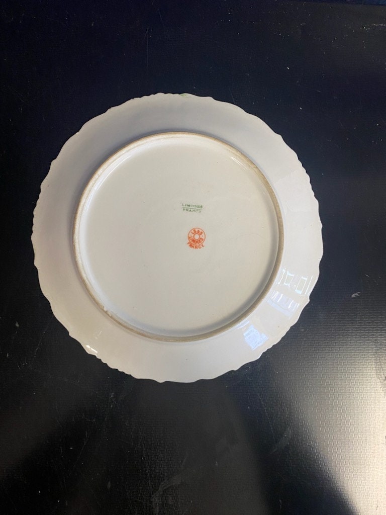 Antique French Limoges China 8 Decorative Plate With - Etsy