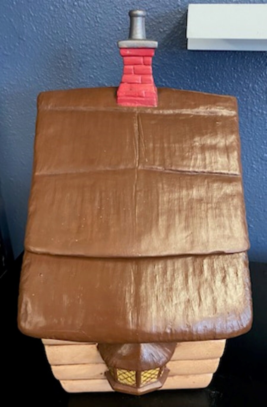 Adorable Vintage 1977 Ceramic Gingerbread House Cookie Jar 7l X 10 W X ...