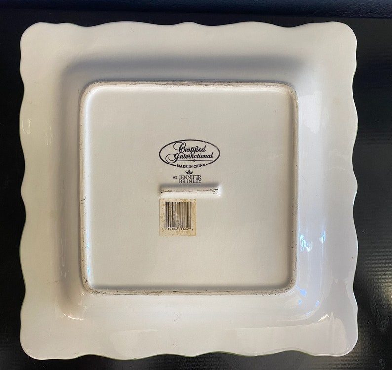 Certified International Jennifer Brinley 12 Square Sidewalk Cafe ...