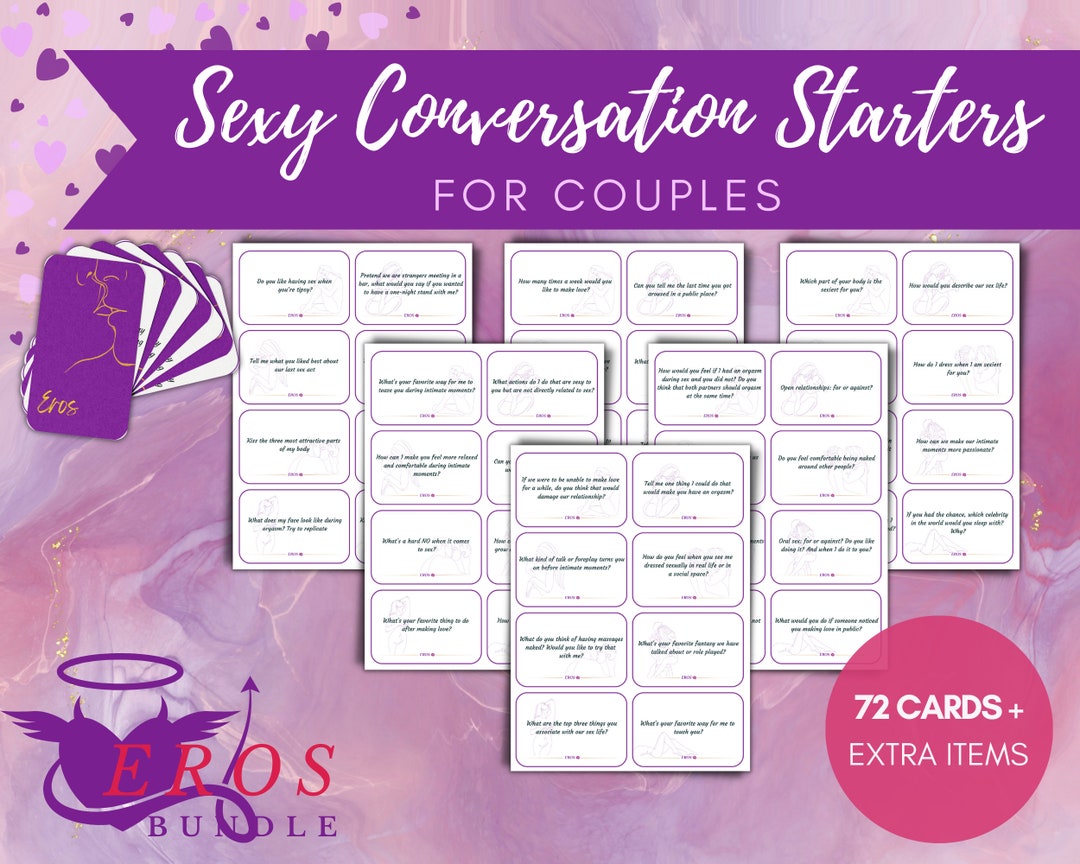 Couples Games Intimate Sexy Question Cards Conversation Cards For Couples Date Night Ideas