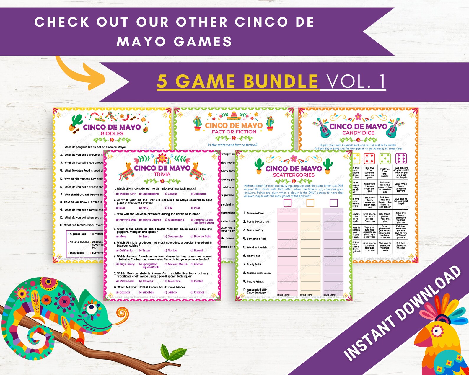 Cinco De Mayo Charades Game | Fun Cinco De Mayo Family Fiesta Party ...
