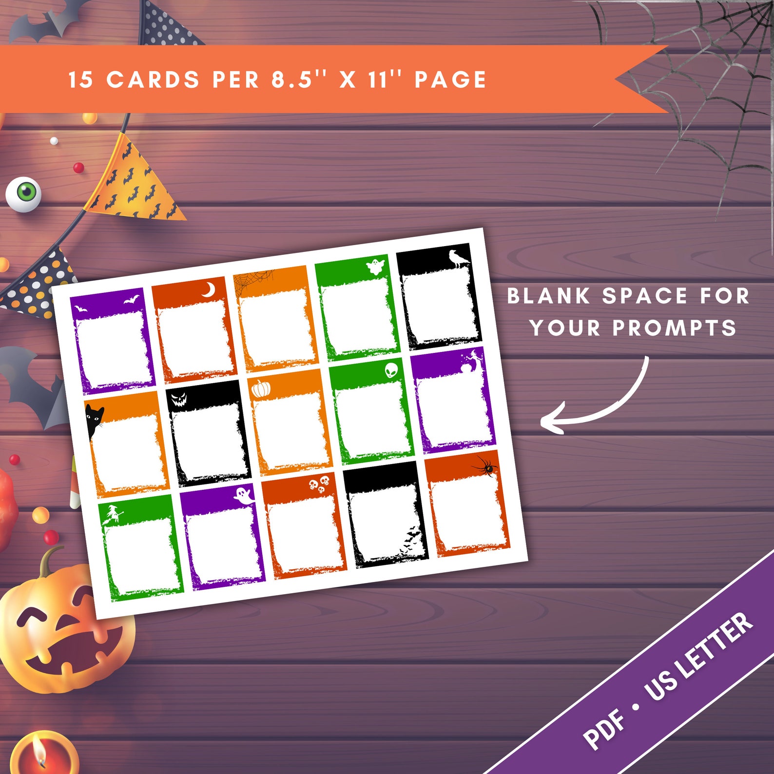 Halloween Forbidden Words Game - Fun Halloween Party Group Game ...